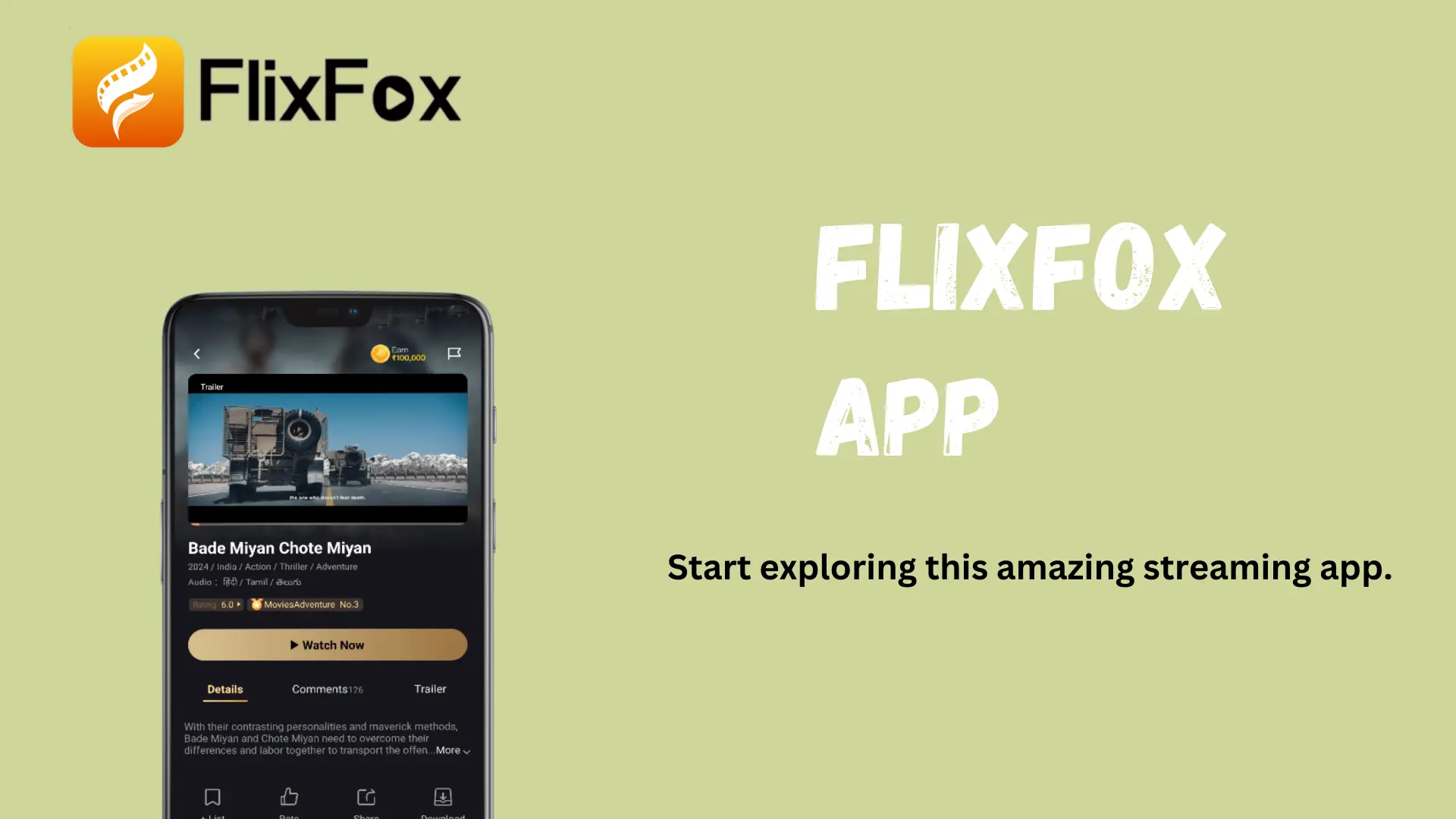 Experience Limitless Entertainment with Flixfox App for Android | bigwritehook